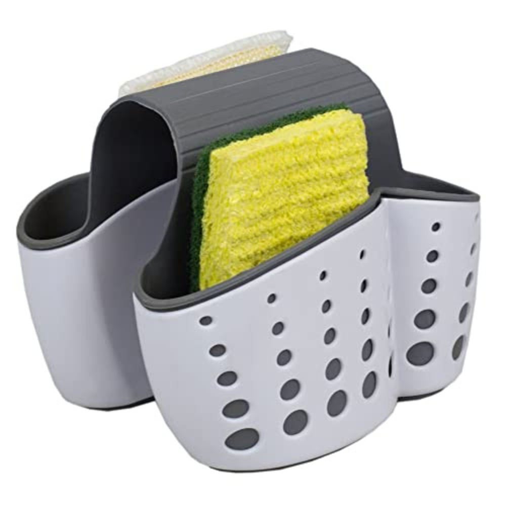 Hanging Sink Caddy Sponge Holder/Organizer, Double Sided Saddle Caddy,